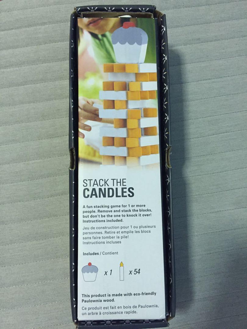 Stack game / Crate & Barrel, Hobbies & Toys, Toys & Games on Carousell