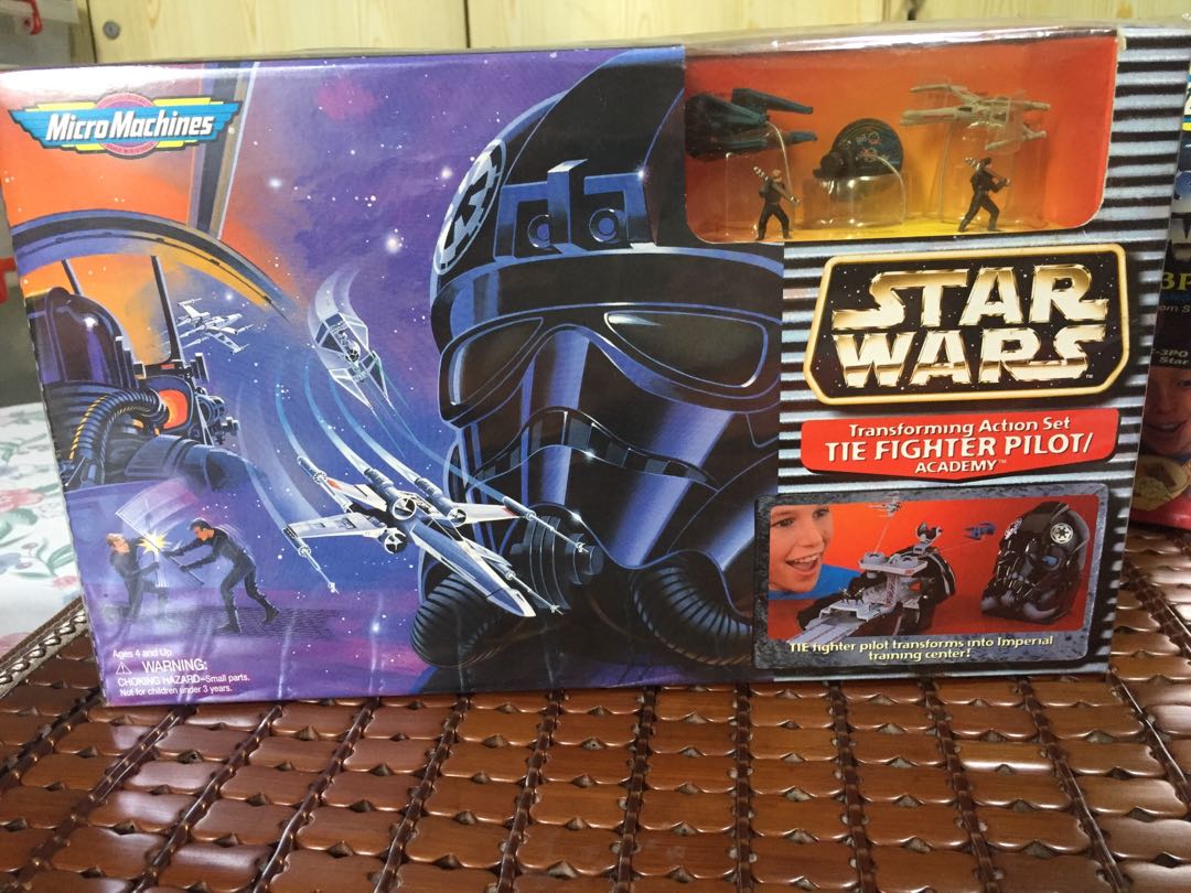 Star Wars micro Machibes. Head of Tie Fighter Pilot from the 90s ...