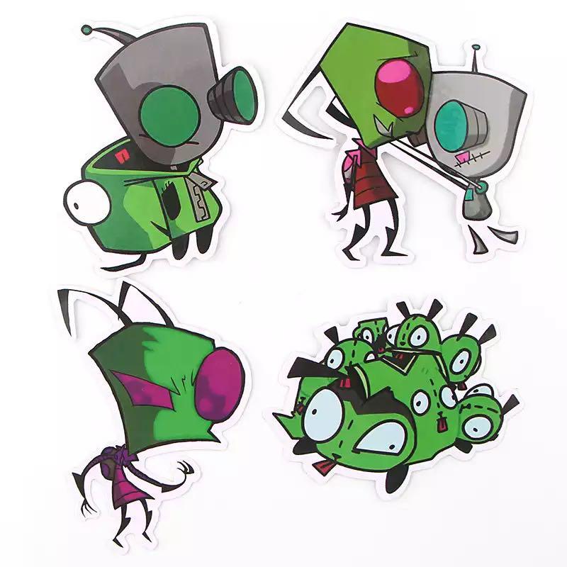 (Stickers) 35pc Invader Zim American Animated Series Nickelodeon ...