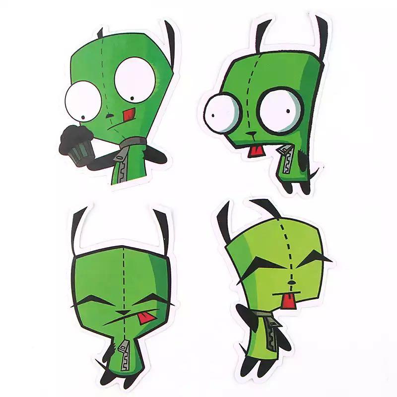 (Stickers) 35pc Invader Zim American Animated Series Nickelodeon ...