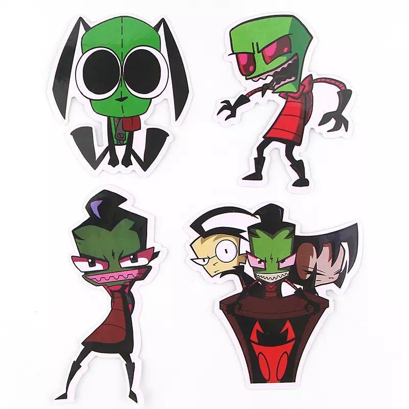 (Stickers) 35pc Invader Zim American Animated Series Nickelodeon ...