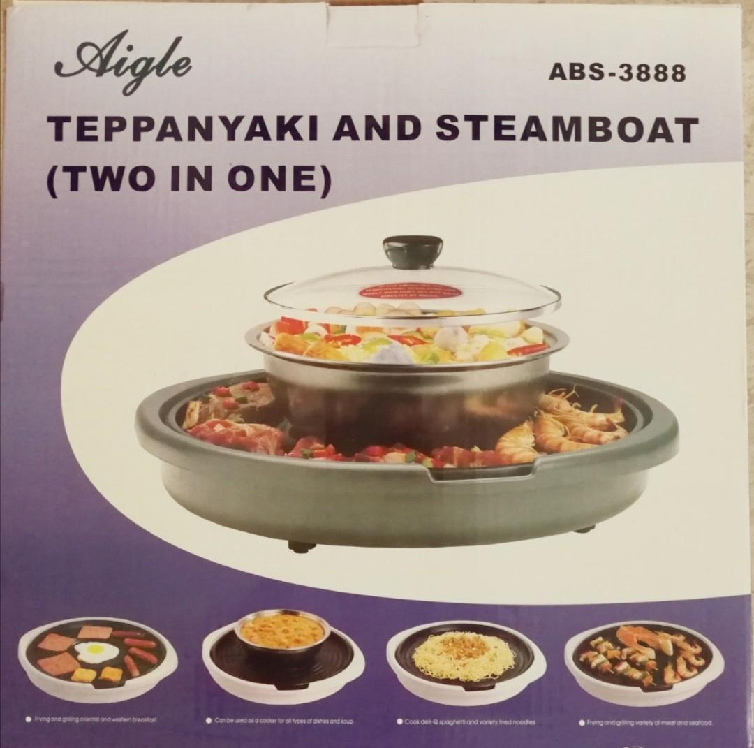 Teppanyaki Steamboat Cooker, TV & Home Appliances, Kitchen Appliances ...