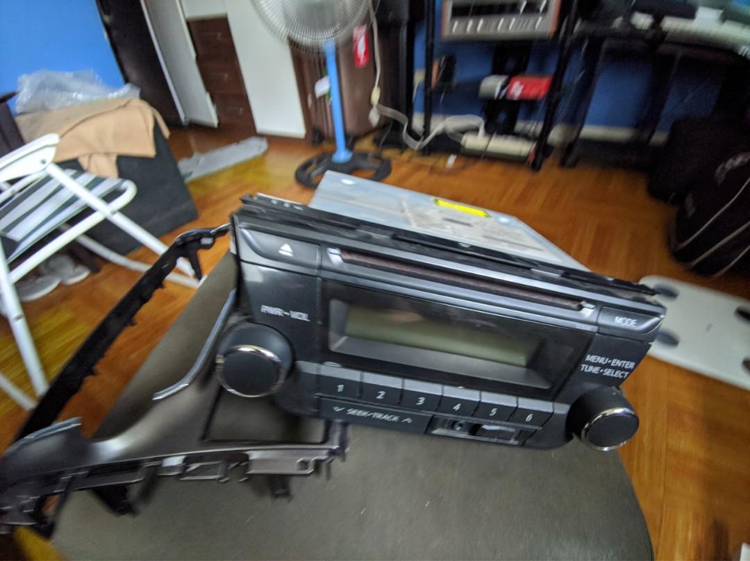 Toyota Vios/Yaris Head unit with panel, Car Parts & Accessories, Audio ...