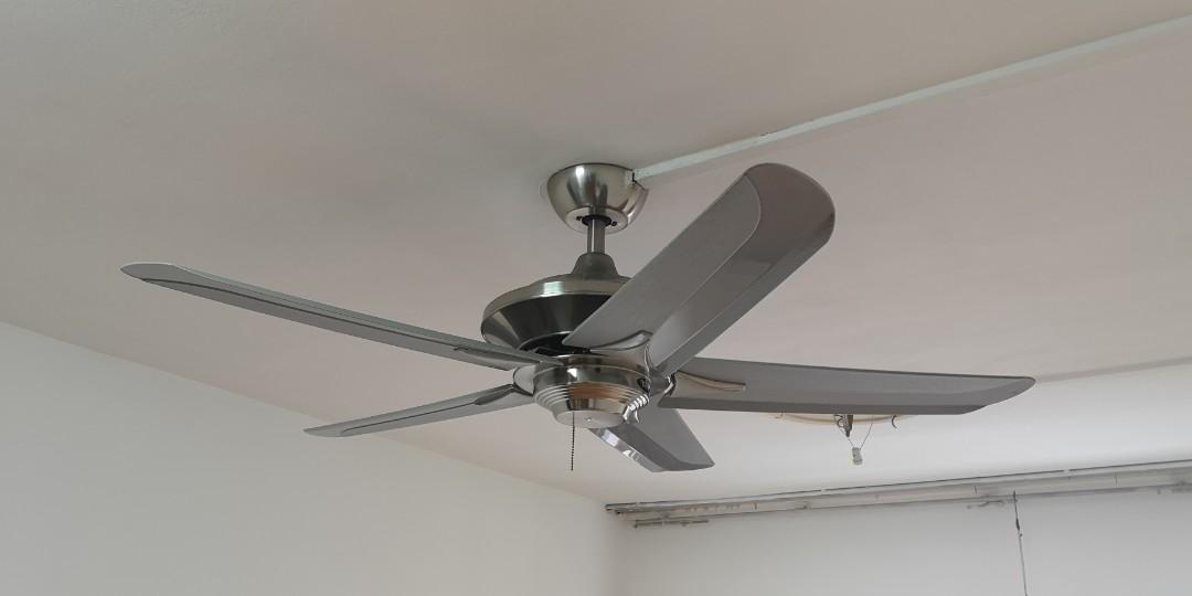 Used ceiling fan 45", Furniture & Home Living, Lighting & Fans, Fans on ...