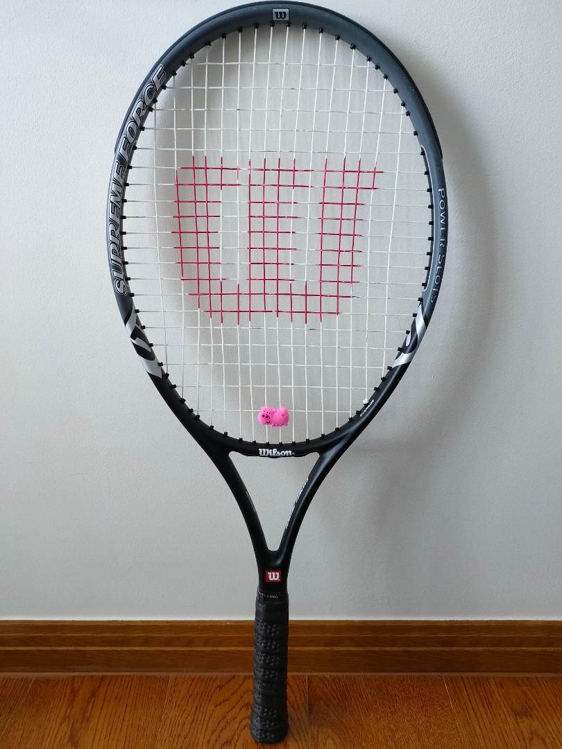 Wilson Supreme Force Tennis Racket, Sports Equipment, Sports & Games ...