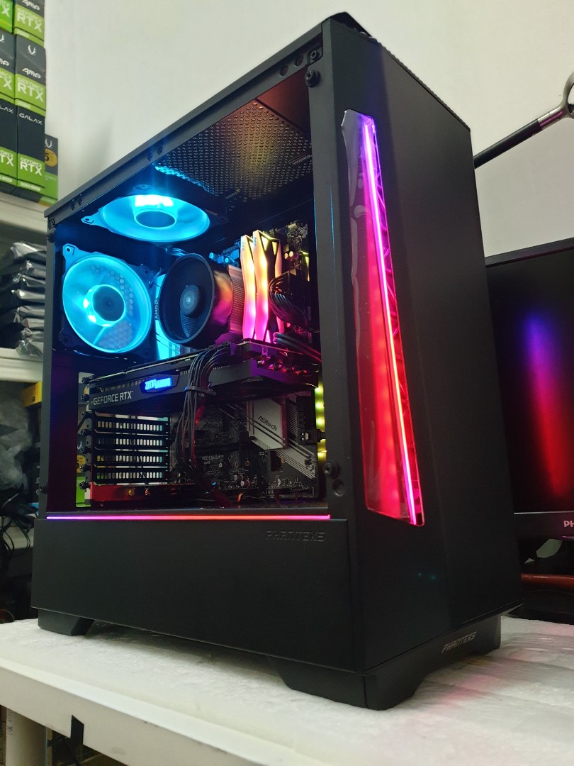 PHANTEKS P360X FRONT MESH RGB CASING*** Ryzen 5 5600 + 16GB RGB RAM ...