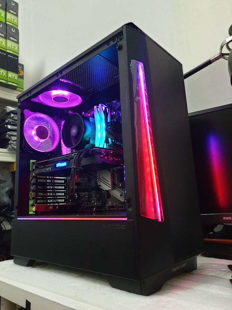 PHANTEKS P360X FRONT MESH RGB CASING*** Ryzen 5 5600 + 16GB RGB RAM ...
