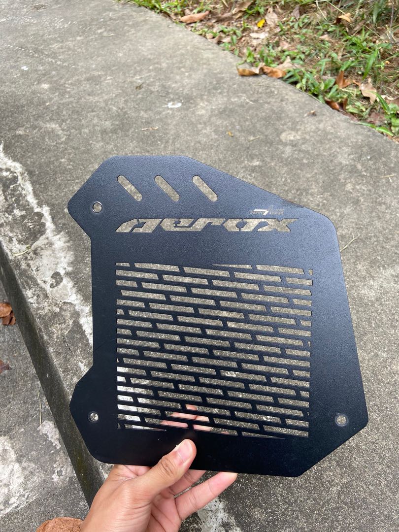 aerox radiator cover, Motorcycles, Motorcycle Accessories on Carousell