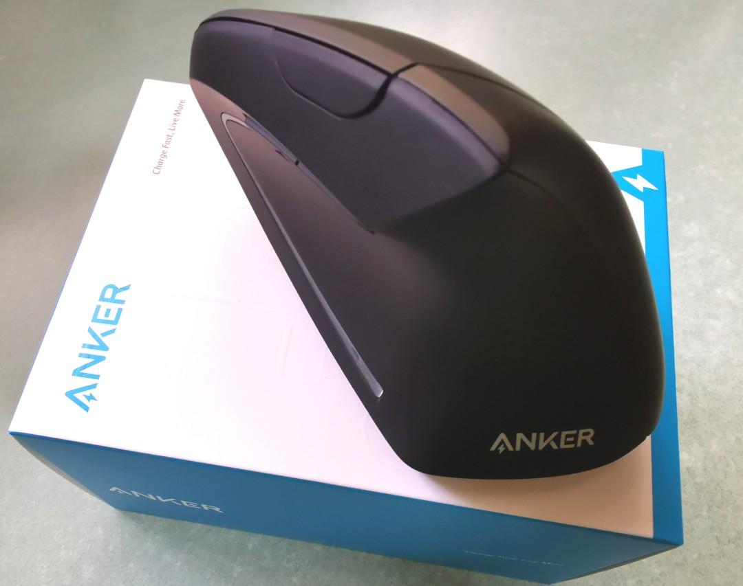 ANKER 2.4G Wireless Vertical Ergonomic Optical Mouse, Computers & Tech ...