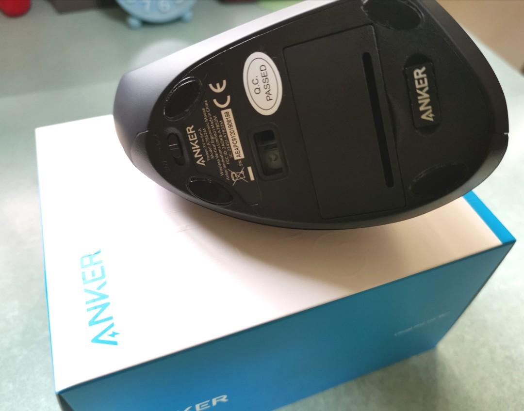 ANKER 2.4G Wireless Vertical Ergonomic Optical Mouse, Computers & Tech ...