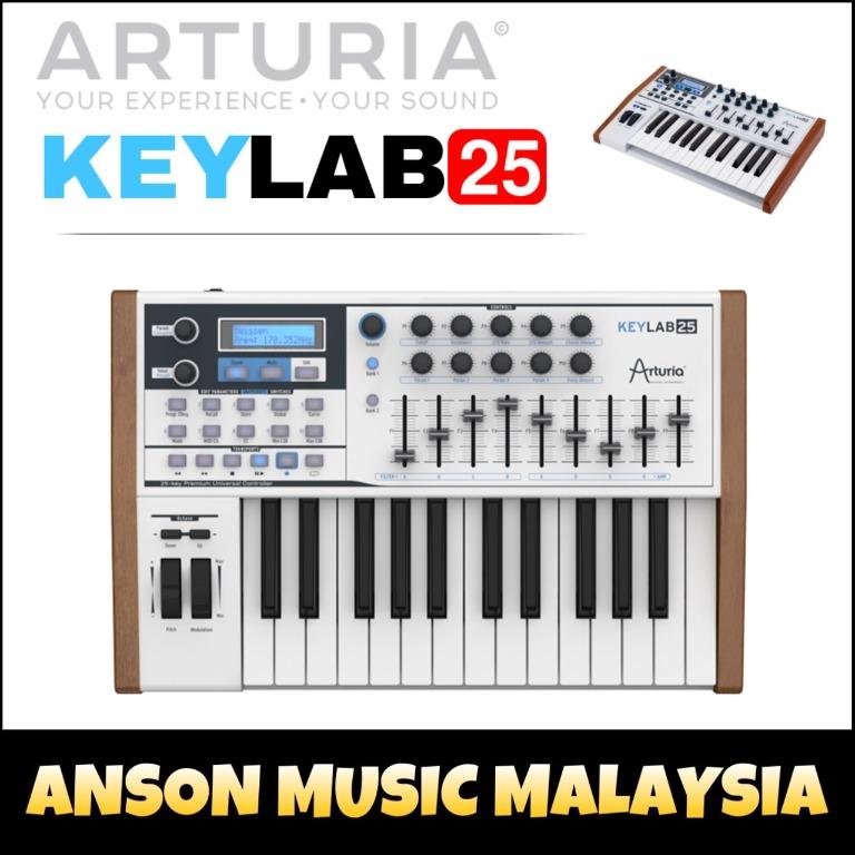 Arturia KeyLab 25 Controller Keyboard, Hobbies & Toys, Music & Media ...