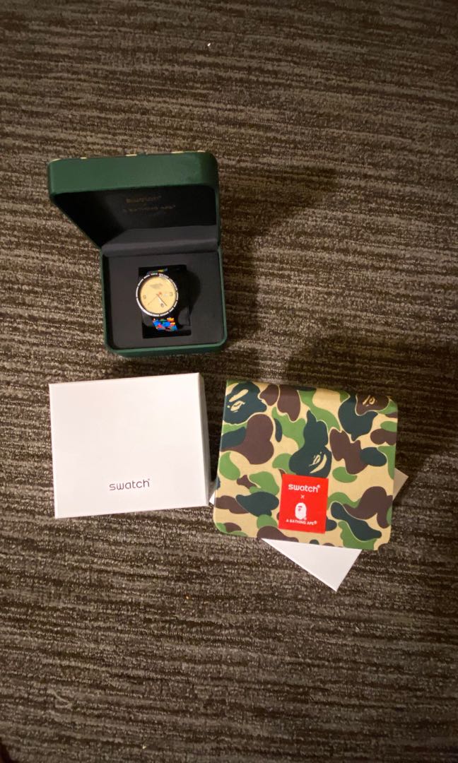 Bape X Swatch, Mobile Phones & Gadgets, Wearables & Smart Watches on ...