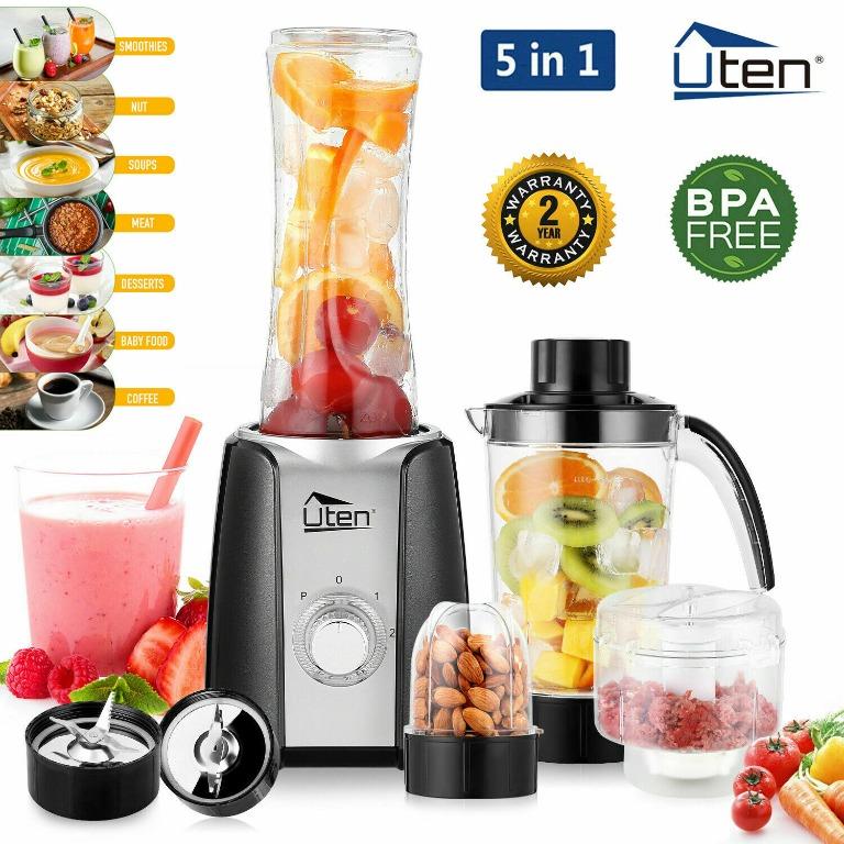 Blender Uten, Multi-Functional 1.25L High-Speed 22,000 RPM/Min Smoothie ...