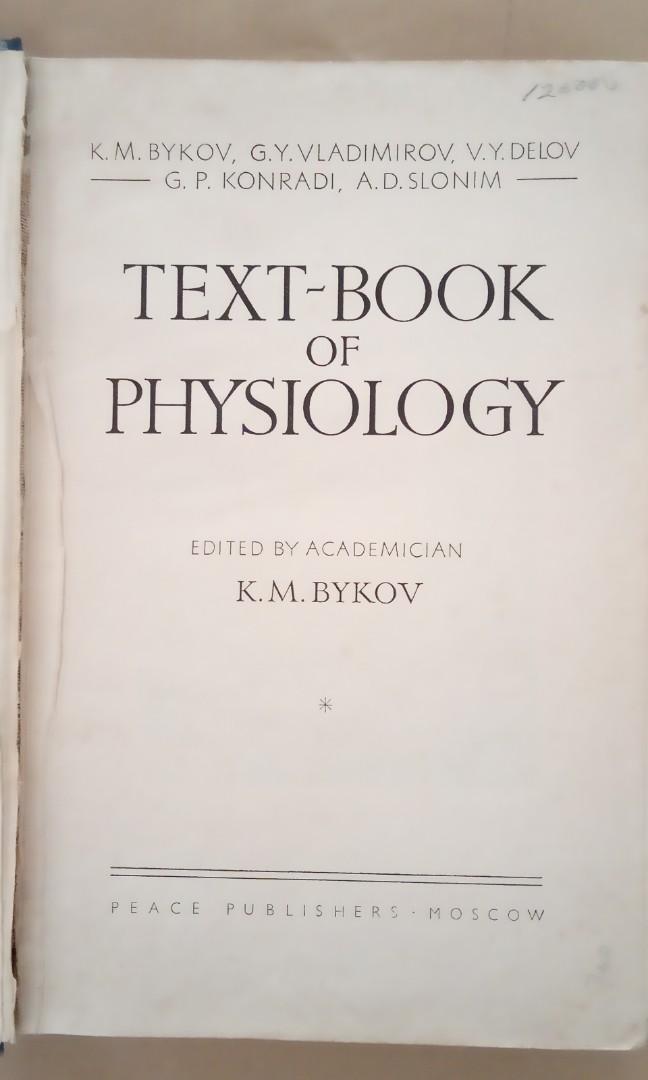 Buku Text-book Physiology, Buku & Alat Tulis, Buku Pelajaran di Carousell