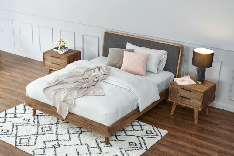 Castlery Bed Frame (Queen), Furniture & Home Living, Furniture, Tables ...