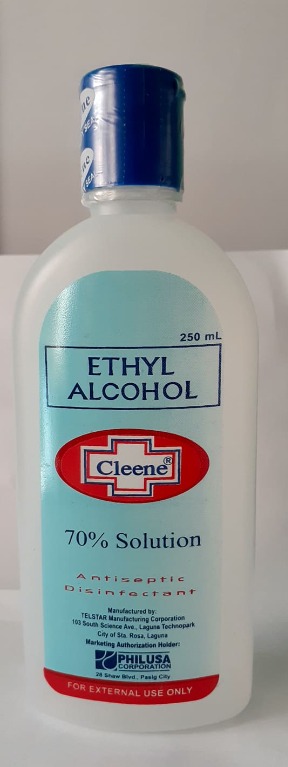 CLEENE Ethyl Alcohol 70% Solution 250 ml, Beauty & Personal Care ...