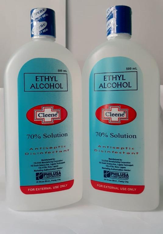 CLEENE Ethyl Alcohol 70% Solution 500 ml, Beauty & Personal Care ...