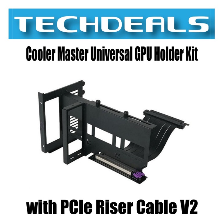 Cooler Master Universal Vertical GPU Holder with PCI-E Riser V2 ...