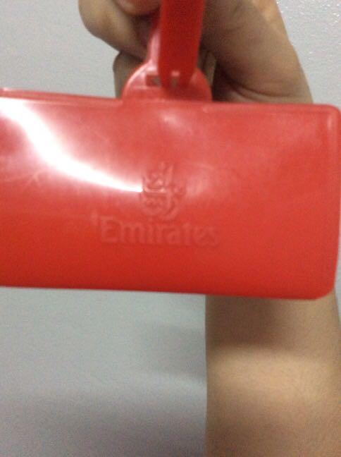 Emirates luggage bag tag, Hobbies & Toys, Travel, Travel Essentials ...