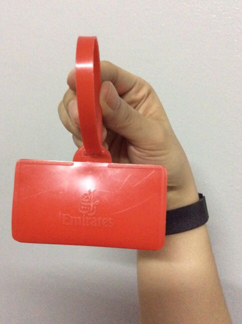 Emirates luggage bag tag, Hobbies & Toys, Travel, Travel Essentials ...