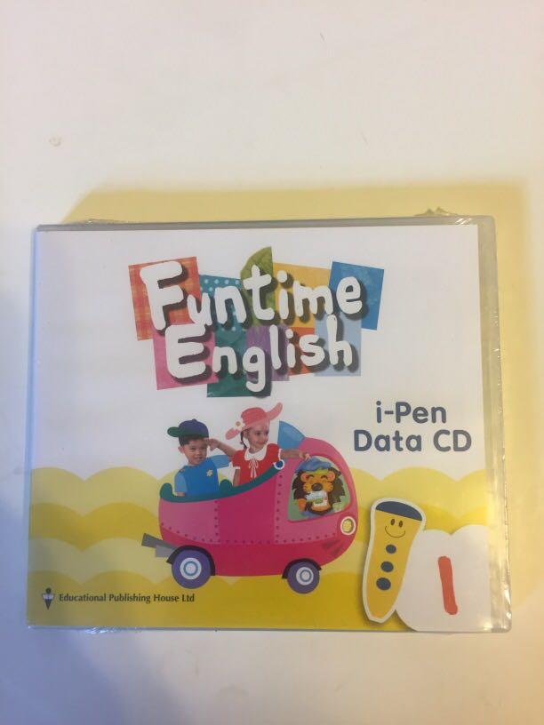 Funtime English i-pen data CD, 興趣及遊戲, 書本 & 文具, 小朋友書 - Carousell