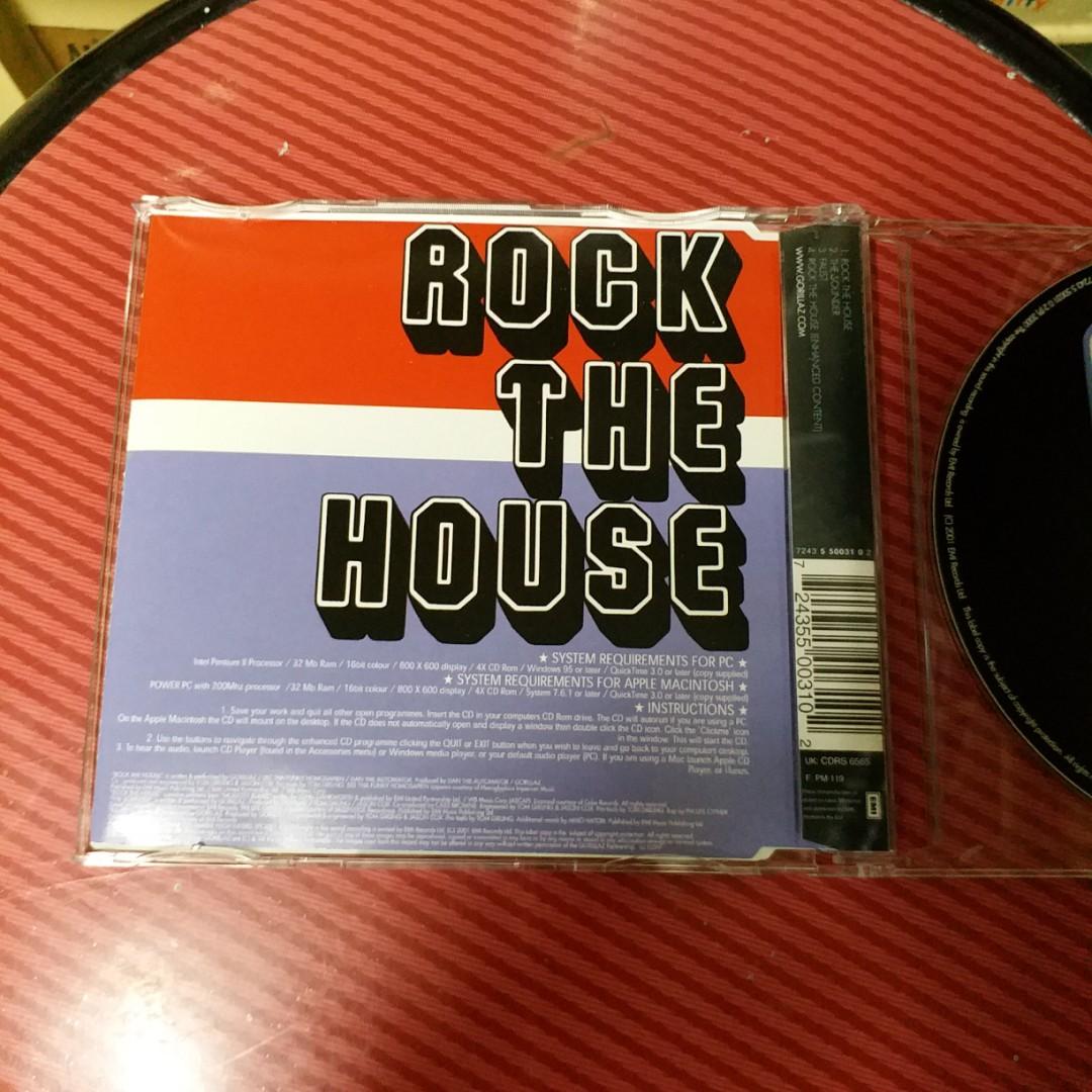 GORILLAZ Rock The House CD Single 4 Tracks, 興趣及遊戲, 音樂樂器 & 配件, 音樂與媒體 ...