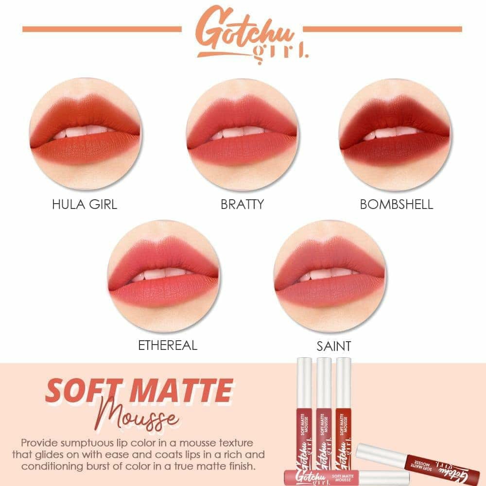 Gotchu Girl SOFT MATTE Mousse, Beauty & Personal Care, Face, Face Care ...