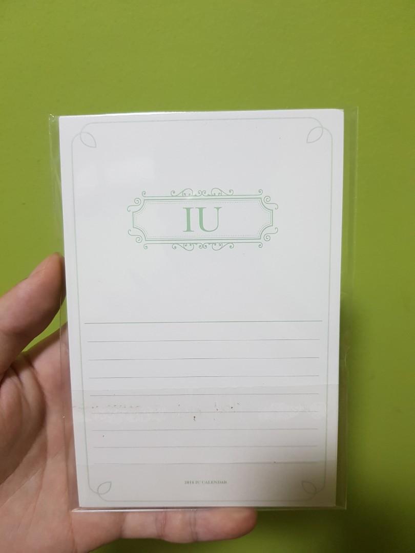 IU Official Photocard 2016, Hobbies & Toys, Memorabilia & Collectibles ...