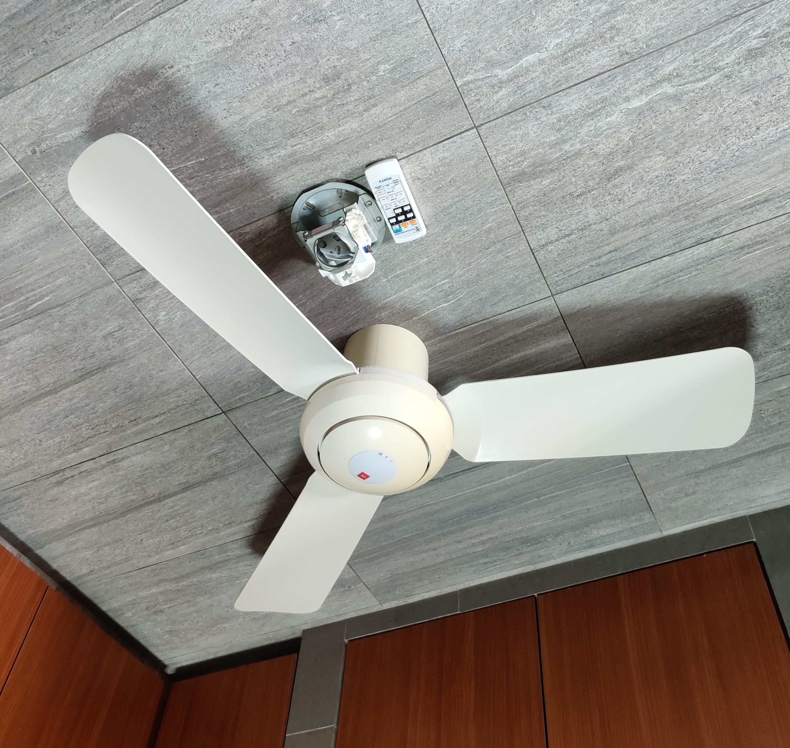 KDK Ceiling Fan K11Z1 with remote, Furniture & Home Living, Lighting ...