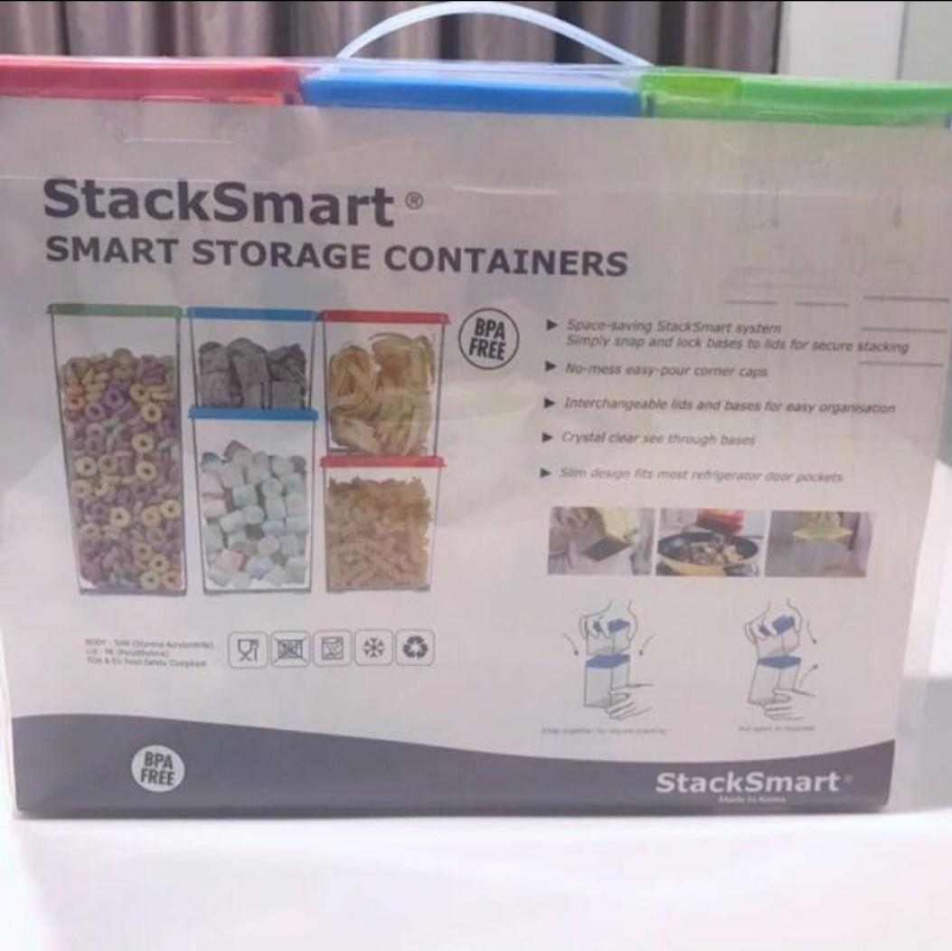 Korean storage containers (clear and airtight), Furniture & Home Living ...