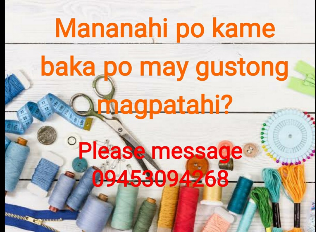 Mananahi po kame baka may gusto pong magpatahi, Women's Fashion, Bags ...