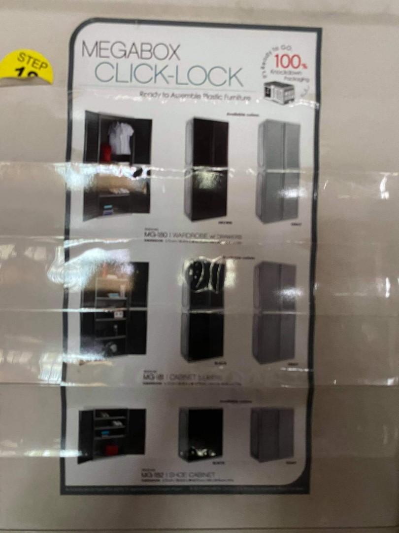 Megabox Click-Lock Cabinet, Furniture & Home Living, Furniture, Shelves ...