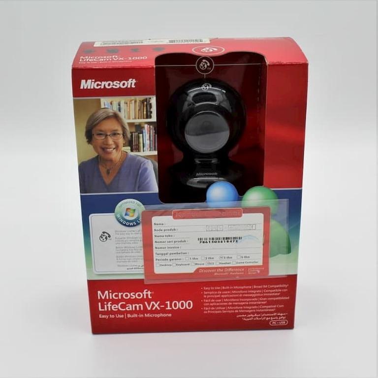 Microsoft LifeCam VX-1000 USB Web Camera Built-In Microphone ...