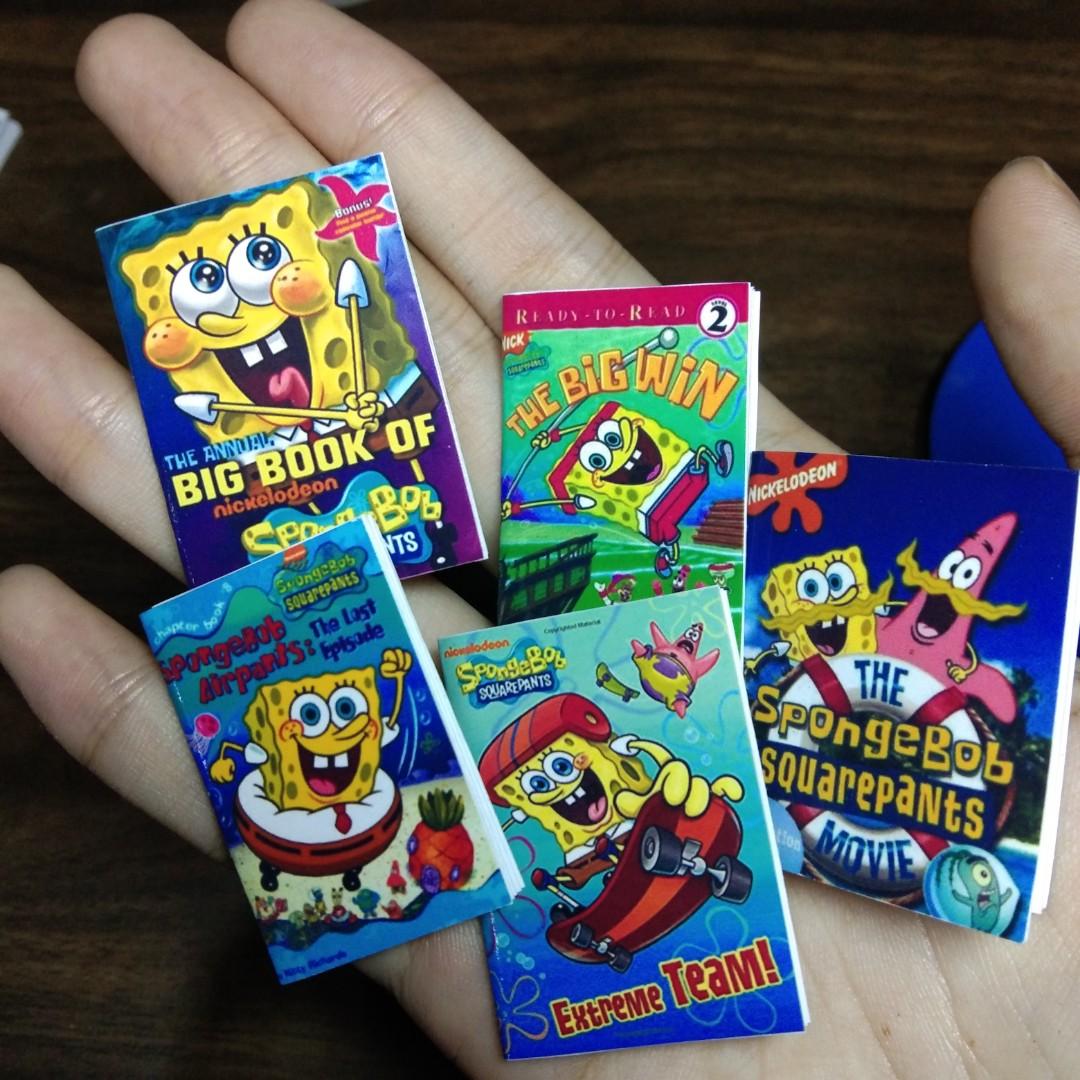 Miniature Magazine Spongebob Squarepants Dollhouse, Hobbies & Toys ...