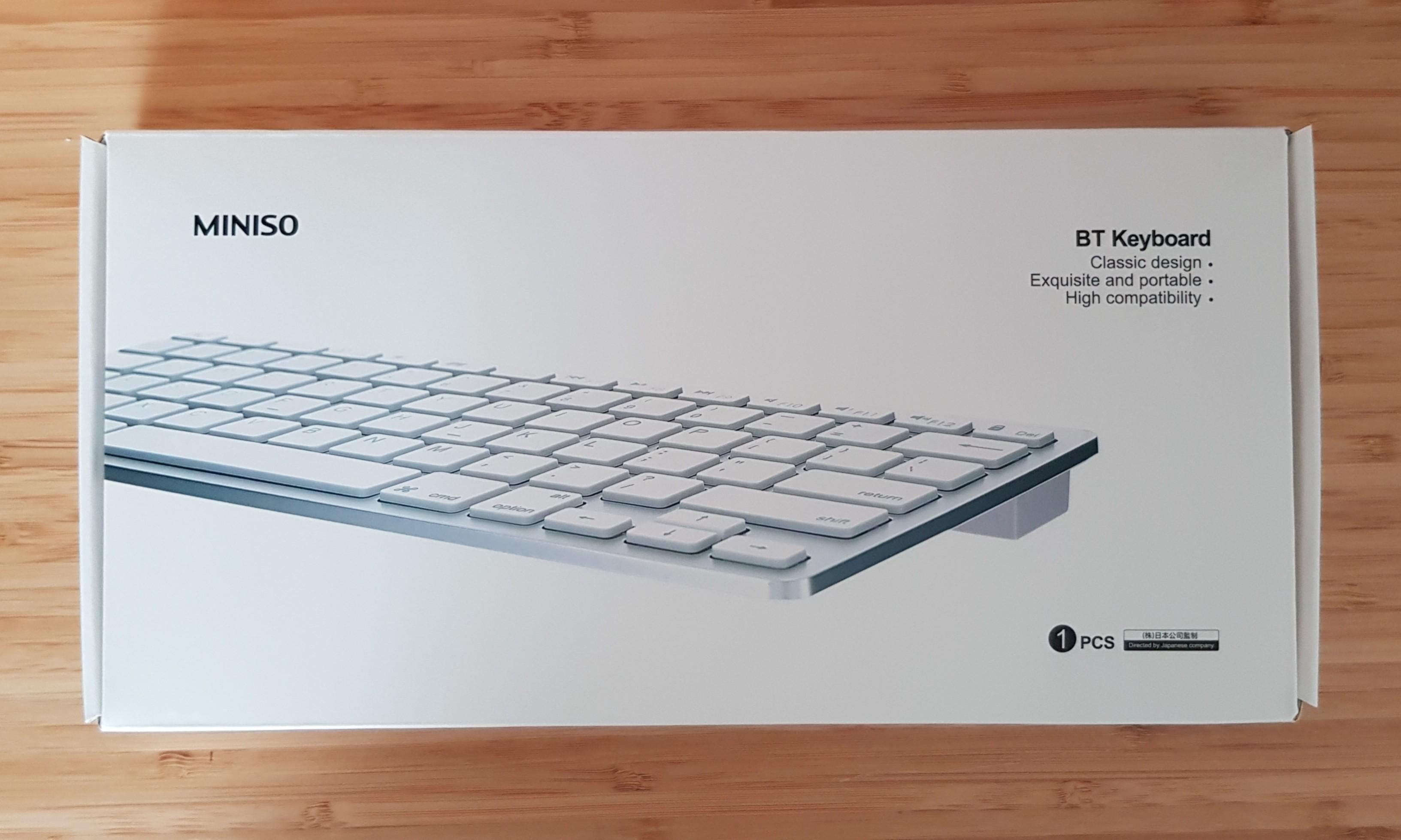 Miniso Bluetooth Wireless Keyboard (Silver), Computers & Tech, Parts ...
