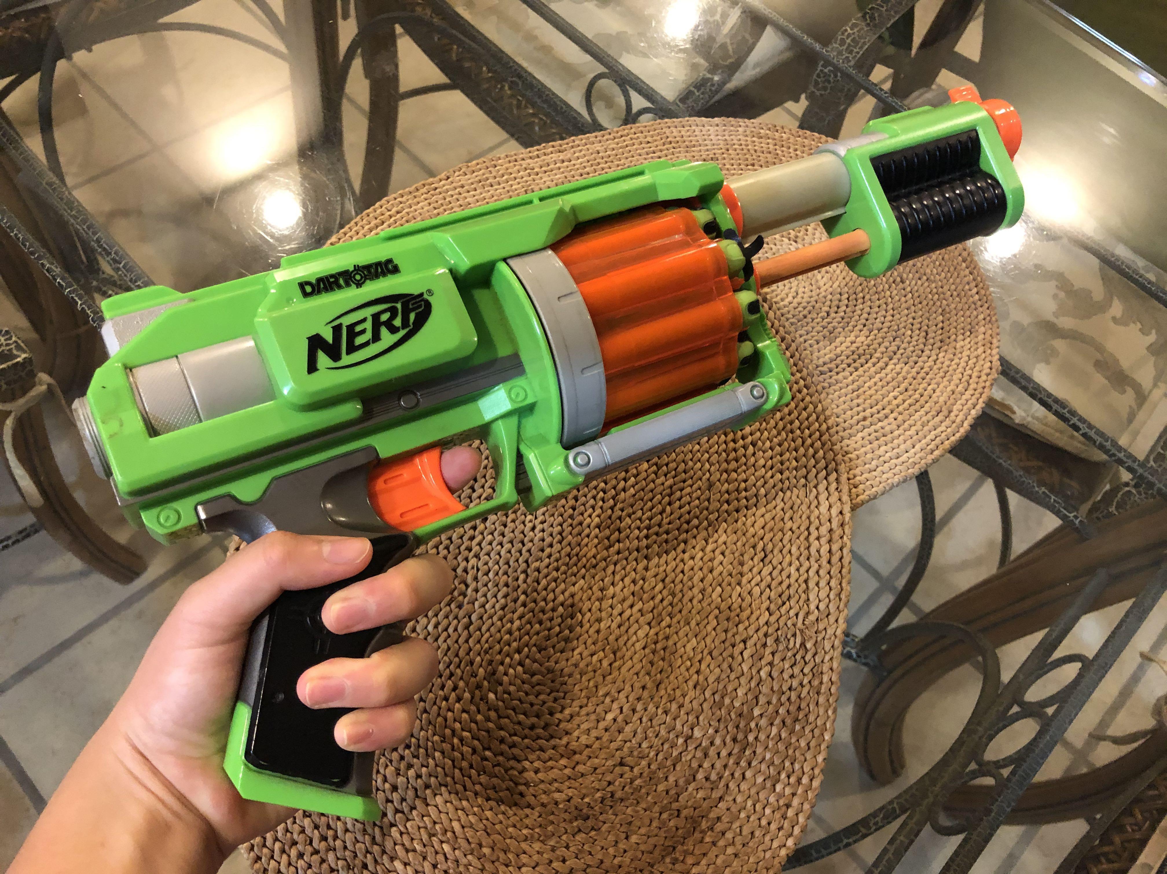 Nerf Gun Fury Fire, Hobbies & Toys, Toys & Games on Carousell