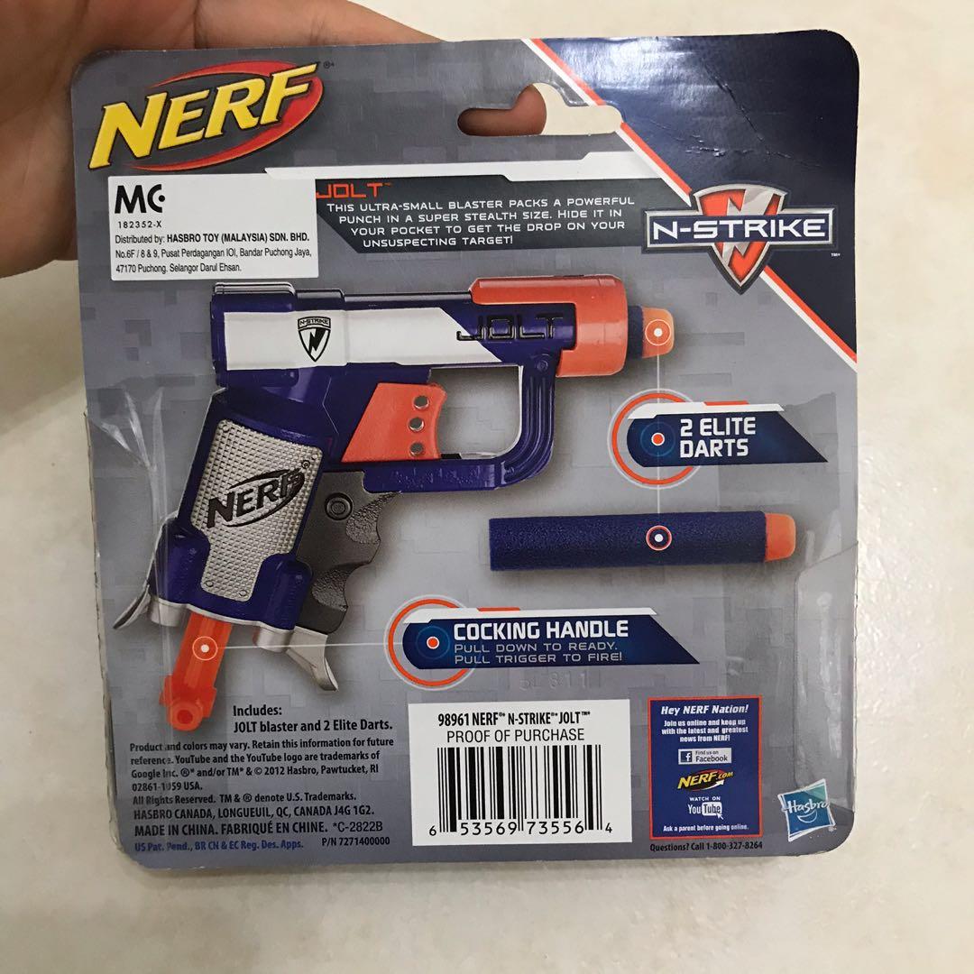 Nerf Micro Size N-Strike Jolt, Hobbies & Toys, Collectibles ...