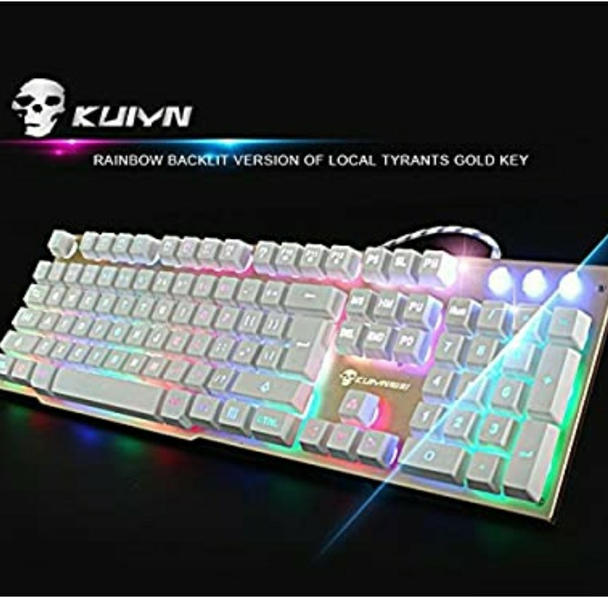 New KUIYN K3 Backlight illuminated Wired Usb Ergonomic Laptop Computer ...