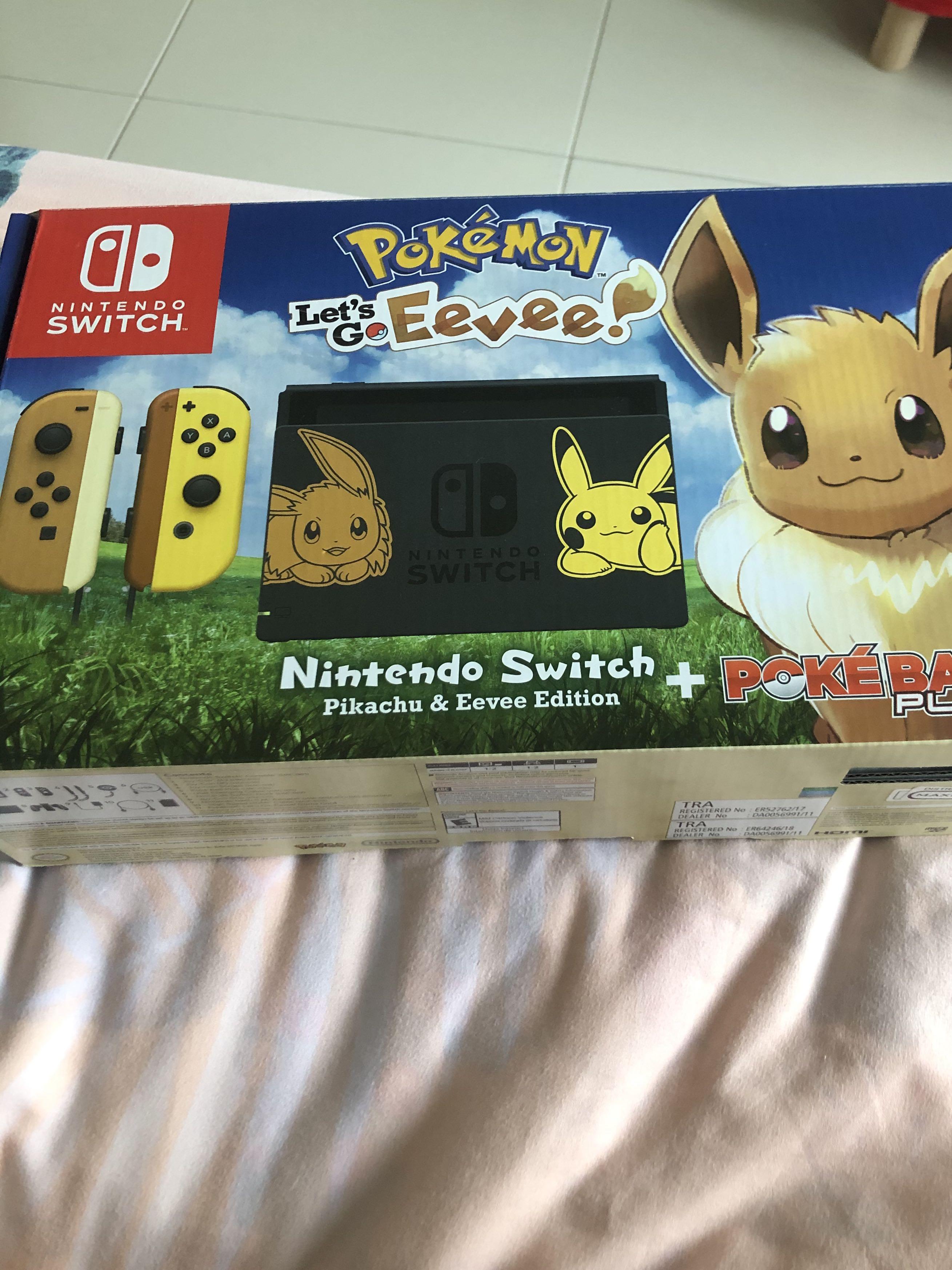 Nintendo switch pokemon edition set with 3 games, Video Gaming, Video ...