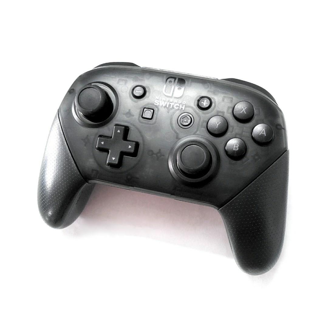 Nintendo Switch Pro Controller - Black, Video Gaming, Video Game ...