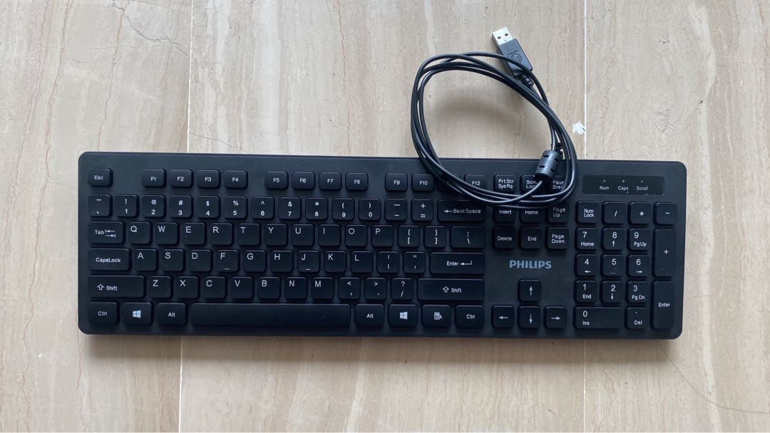 Philips USB Keyboard., Electronics, Computer Parts & Accessories on ...