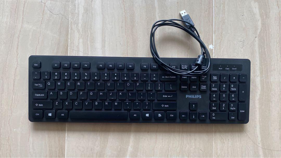 Philips USB Keyboard., Electronics, Computer Parts & Accessories on ...