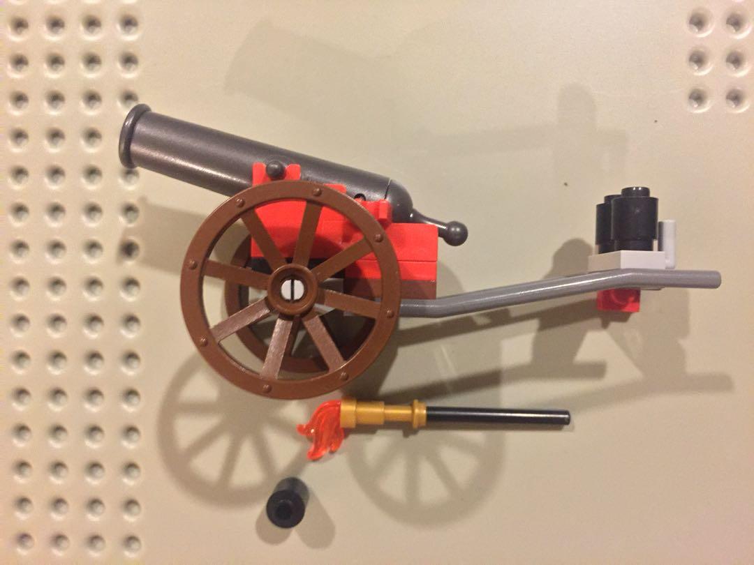 PREORDER MOC Lego Two Wheeled Cannon Carriage with Igniter and Ammo ...