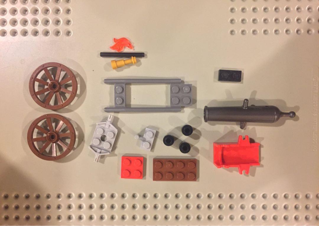 PREORDER MOC Lego Two Wheeled Cannon Carriage with Igniter and Ammo ...
