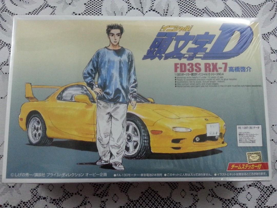 1:32 Scale Licensed Initial D Model Kits, Hobbies & Toys, Toys & Games ...