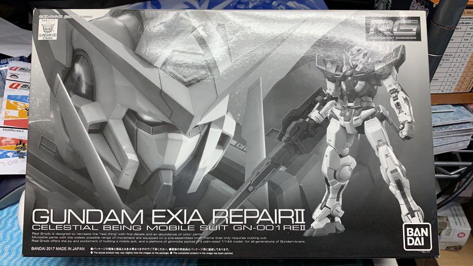 PB 魂限RG 1/144 GUNDAM EXIA REPAIR II, 興趣及遊戲, 玩具 & 遊戲類 - Carousell