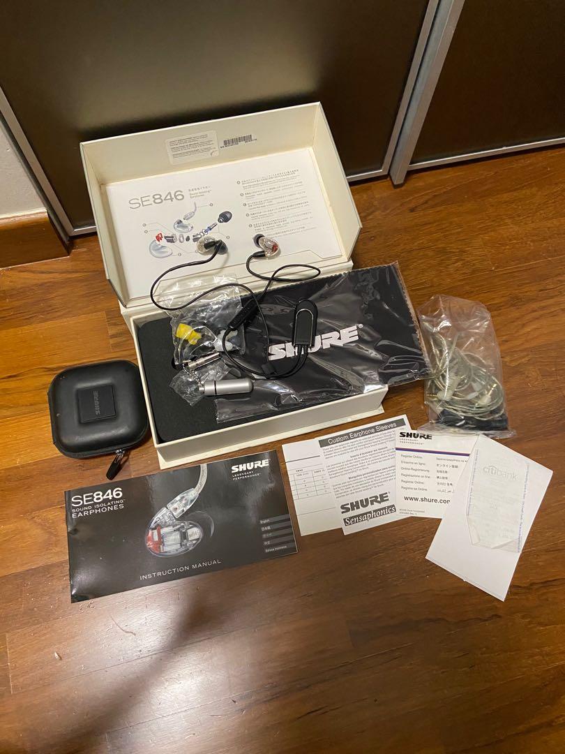 Shure SE846 Complete Set with RMCE-BT2 High-Res Bluetooth Cable, Audio ...