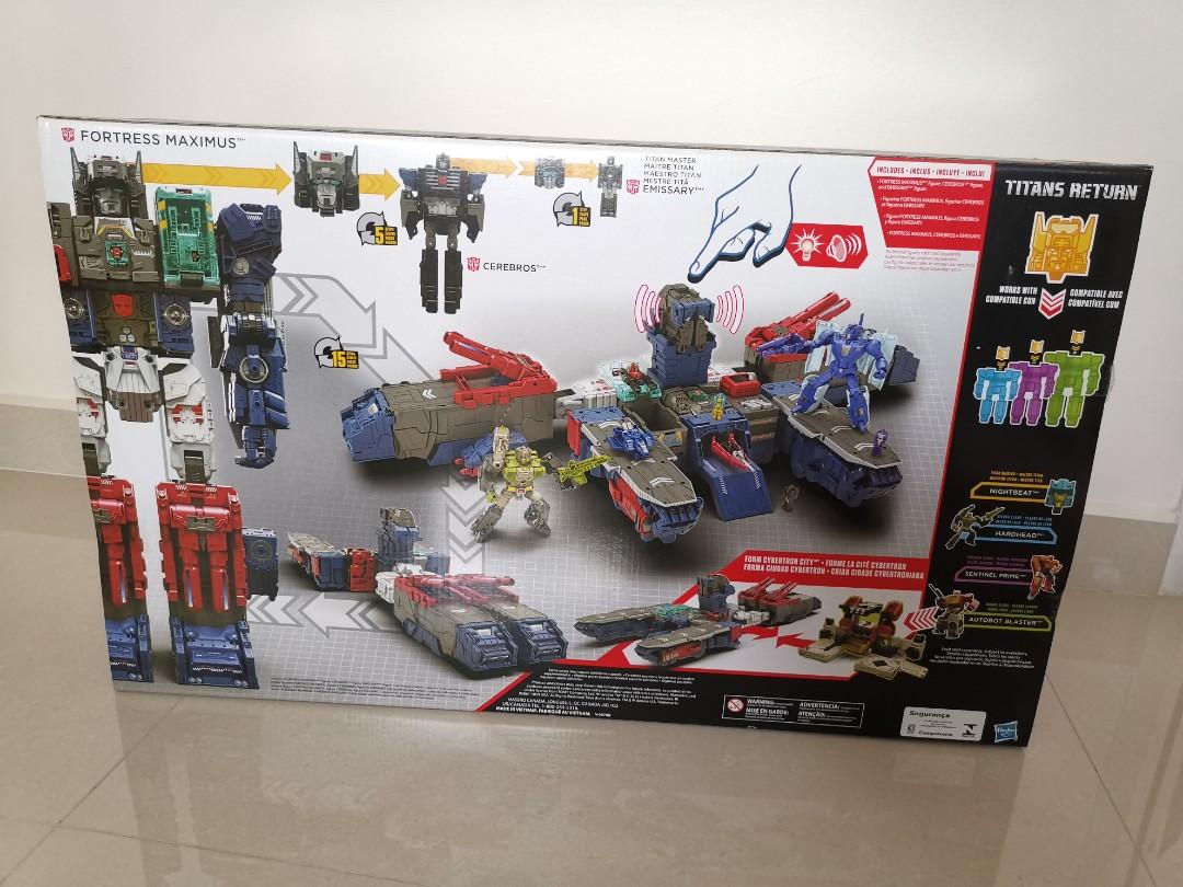 Transformers Titans Return Fortress Maximus fort max, Hobbies & Toys ...