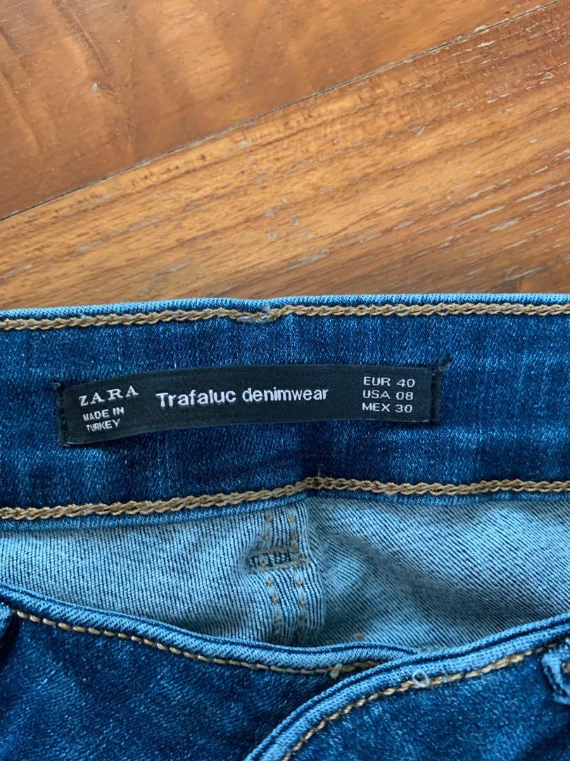 Zara Denim Ripped Jeans, Women's Fashion, Bottoms, Jeans & Leggings on ...