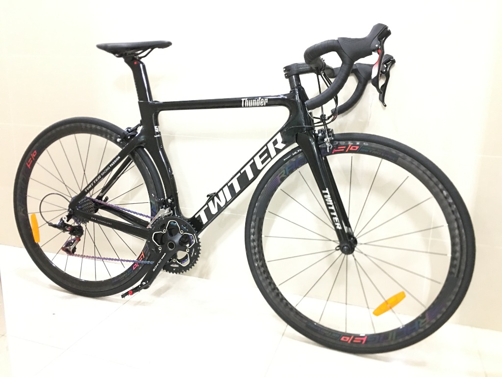 7.9KG TWITTER THUNDER C Road Bike RETROSPEC RS 22 Speed Carbon Fiber ...